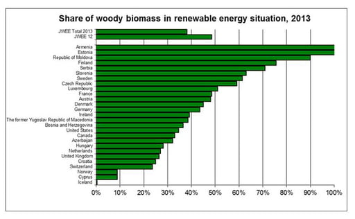 Wood Remains the Preferred, Primary Renewable Energy Source in Europe