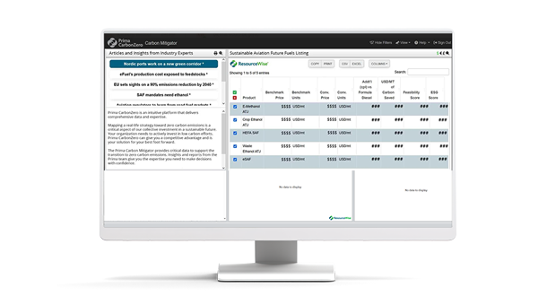 Carbon Mitigator - Timely and accurate information to support your corporate decarbonization goals.